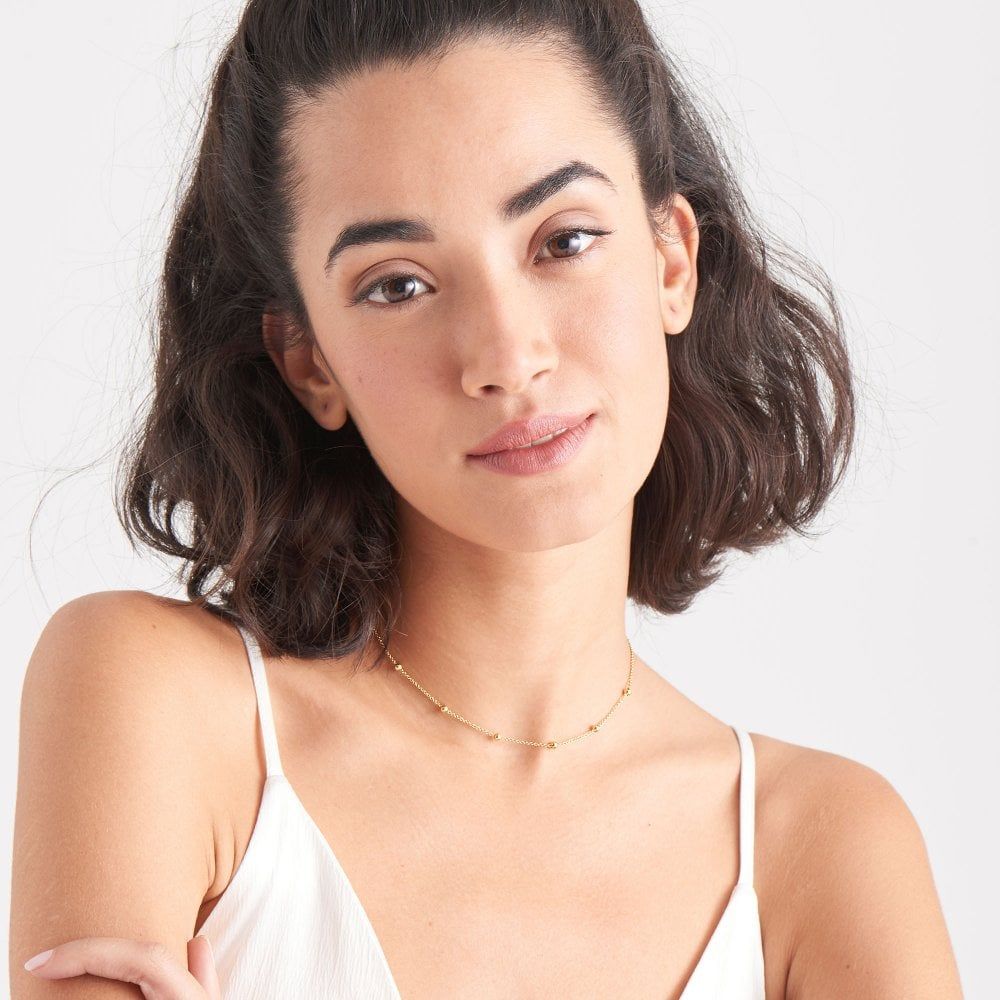 Buy Ania Haie Modern Beaded Gold Necklace Online in UK