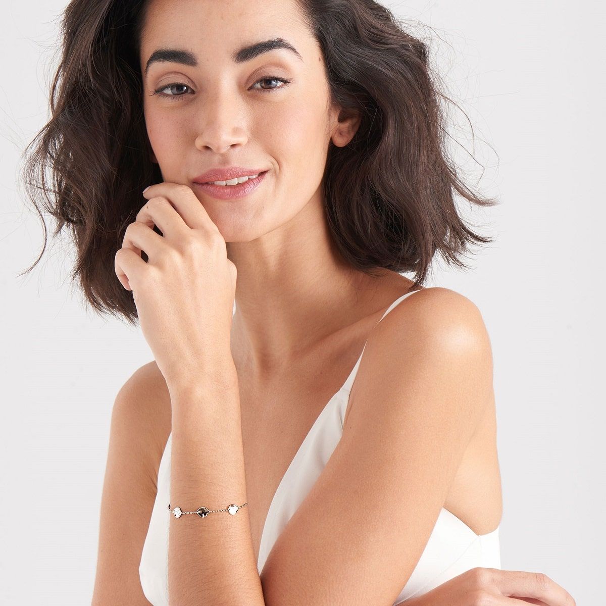 Buy Ania Haie Crush Multiple Discs Bracelet - Silver Online