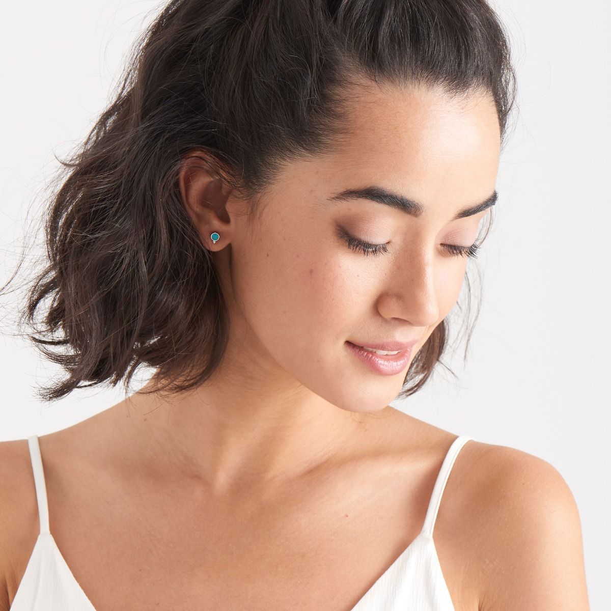 Buy Ania Haie Turquoise Silver Stud Earrings Online in UK