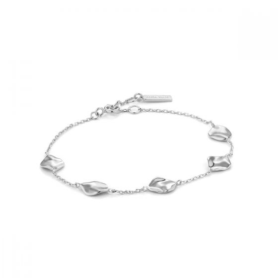 Buy Ania Haie Crush Multiple Discs Bracelet - Silver Online